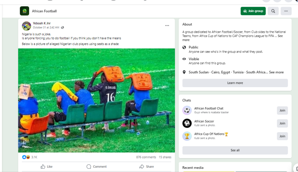 Double-Check: Is the image of footballers shielding themselves with ...